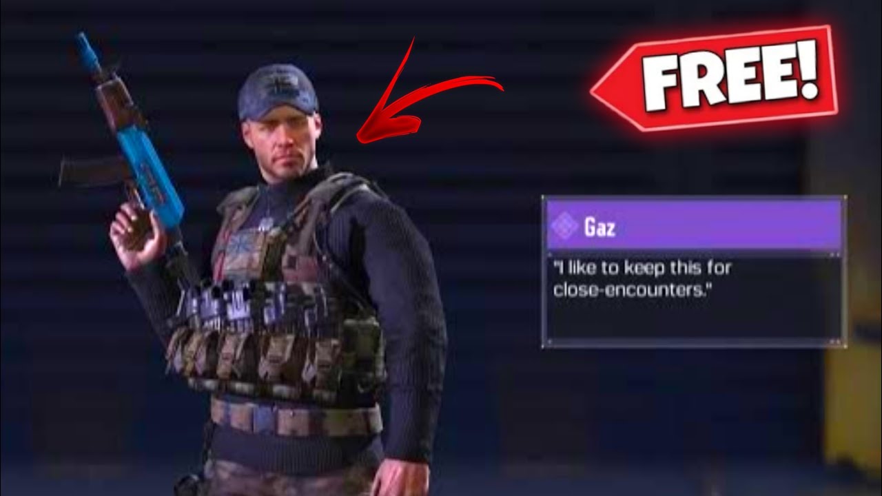 Get Gaz Character for Free in COD Mobile | COD Mobile Free Characters ...