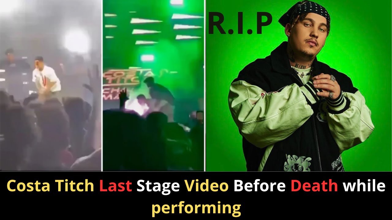 Costa Titch Last Stage Video Before Death While Performing - YouTube