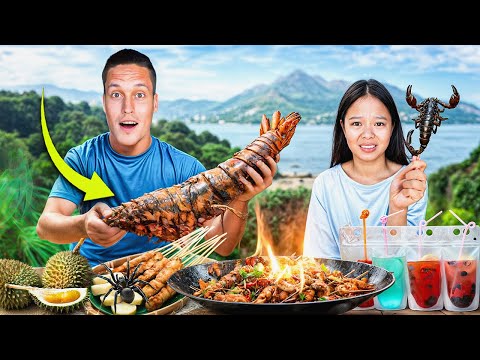 ПРОБУЕМ ВСЮ УЛИЧНУЮ ЕДУ в ТАЙЛАНДЕ! Как это едят ?