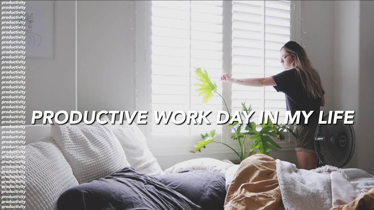productive WORK DAY in my life: getting things done!! - YouTube