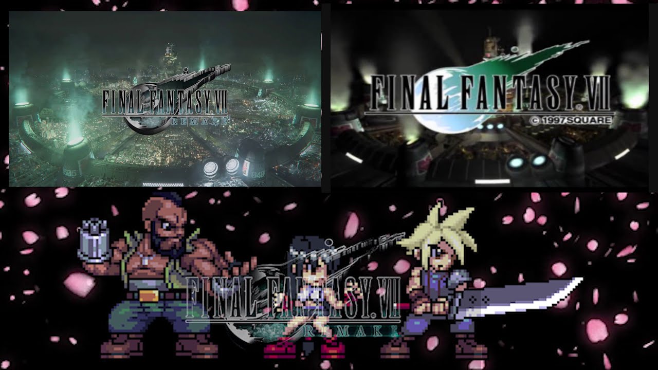 Final Fantasy VII 'Remake' INTRO TITLE synced with original Final ...