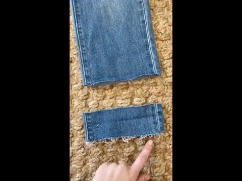 How-To Cut Denim - YouTube