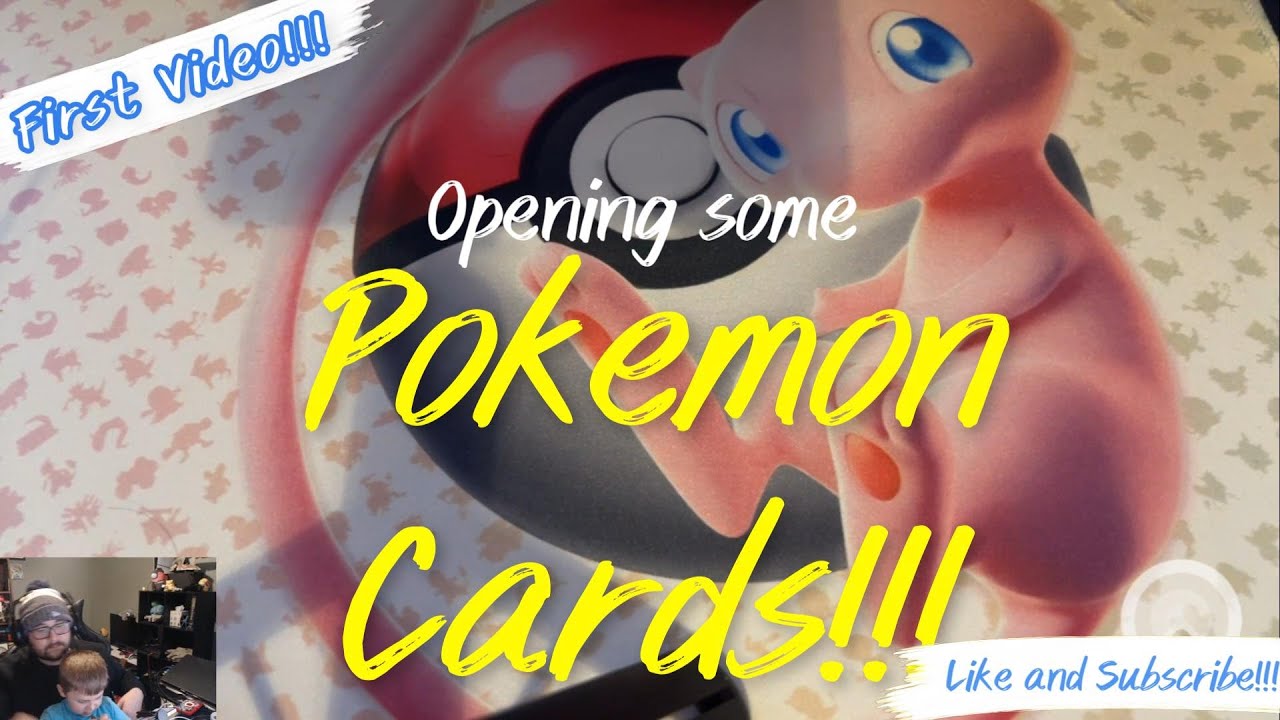 Pokemon Card Opening!!! (First video on channel!) - YouTube