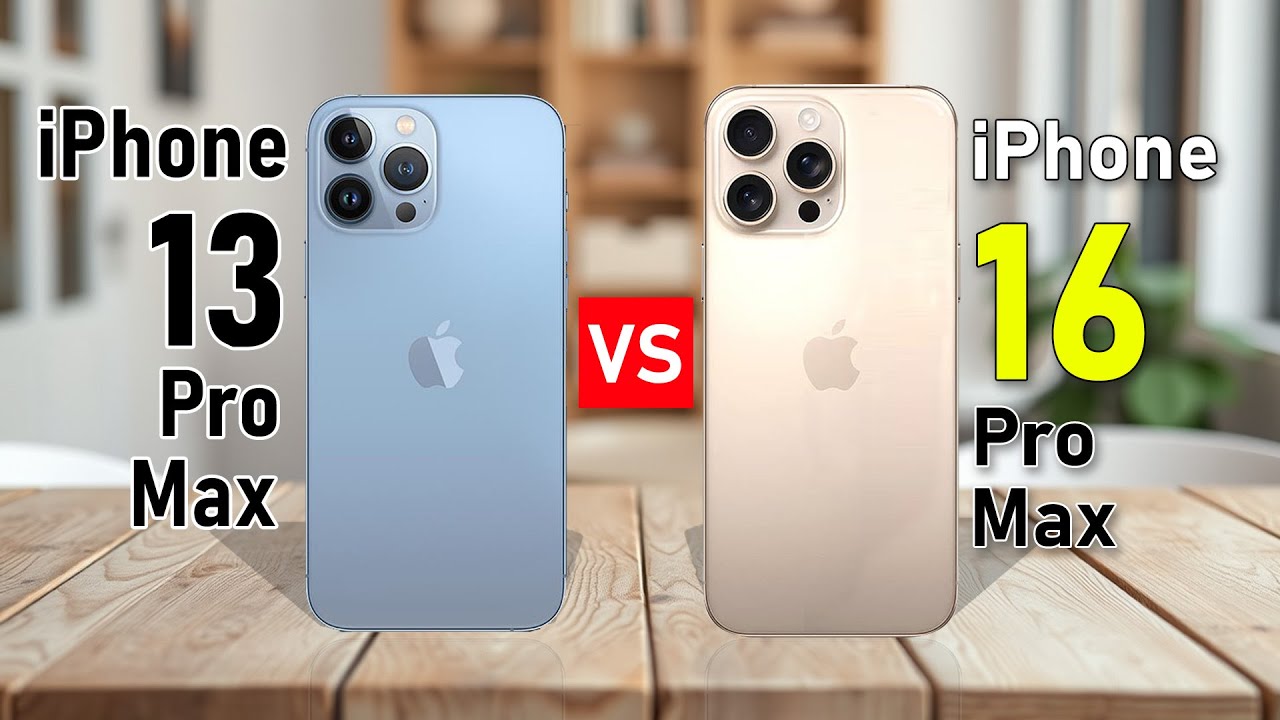 Apple iPhone 13 Pro Max VS Apple iPhone 16 Pro Max - YouTube