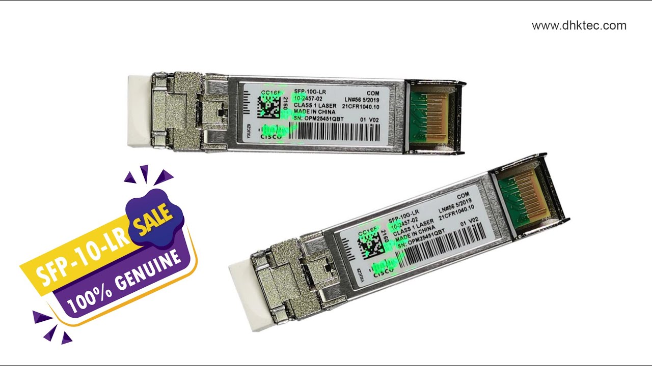 Genuine Cisco SFP-10G-LR 10-2457-02, BP hologram, green BP Lable ...