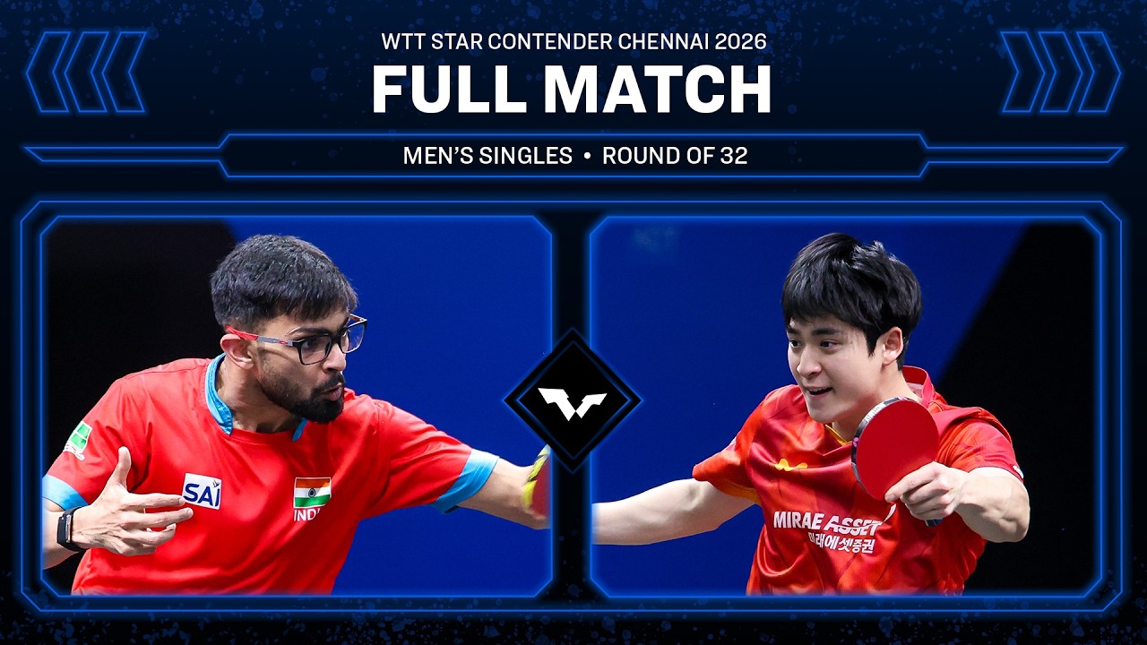 FULL MATCH | Manush Shah vs Park Gyuhyeon | MS R32 | #WTTChennai 2026 ...