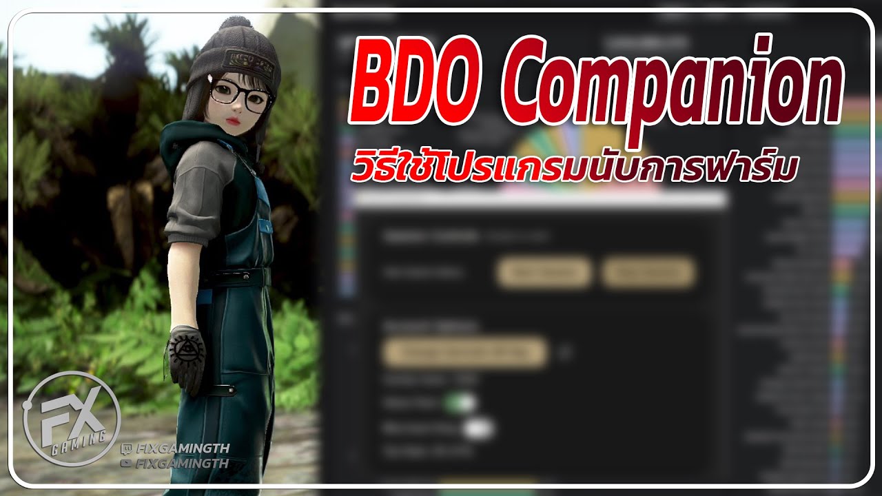 Black Desert Online [ Guide ] โปรแกรมนับขยะ BDO Companion - YouTube