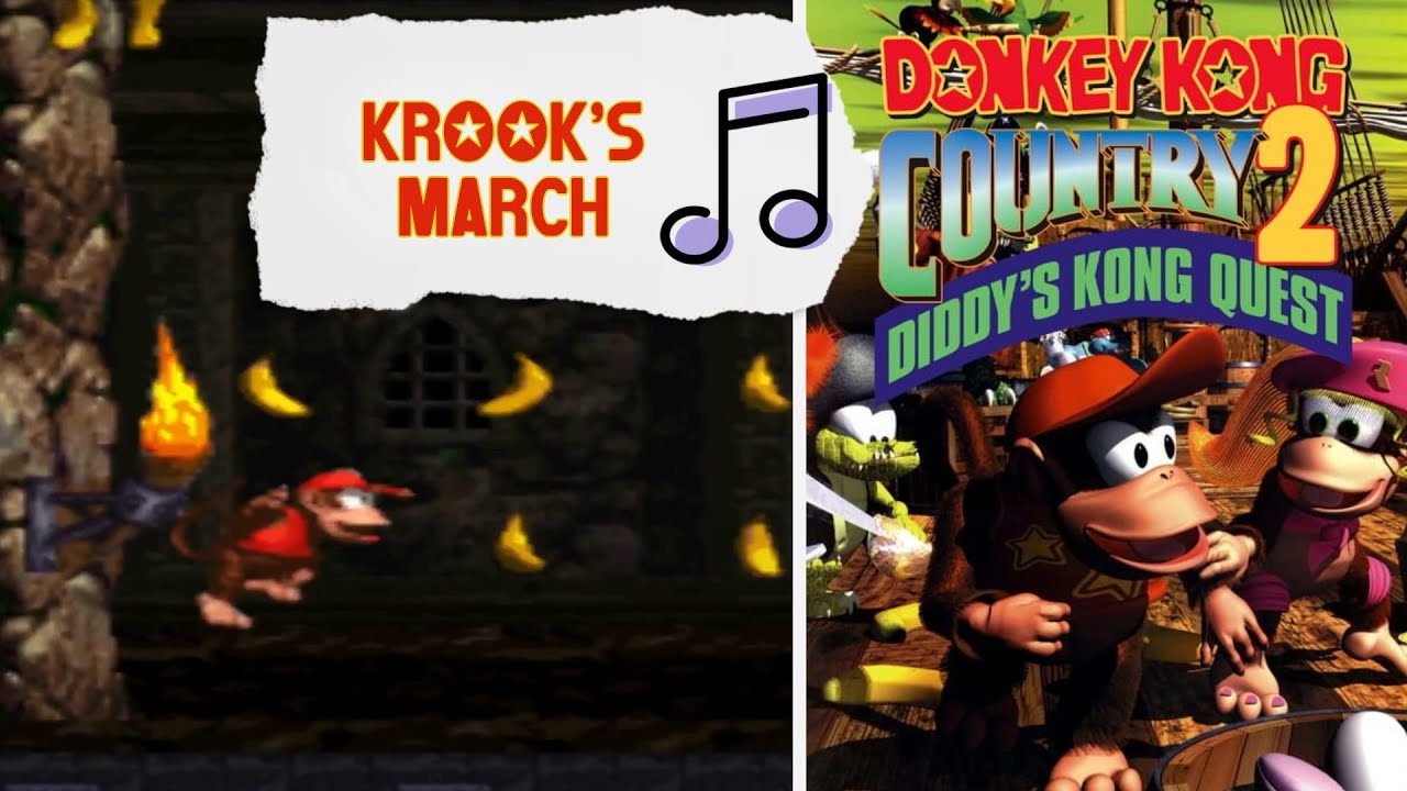 Donkey Kong Country 2 - Castle Crush! (Krook's March 🎶) - YouTube