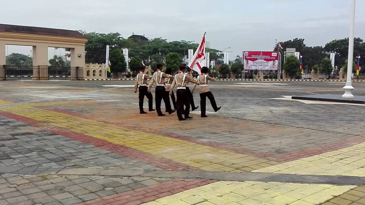 Panji pendidikan gerakan pramuka dlm HUT Pramuka ke 55 Kwarda BANTEN ...