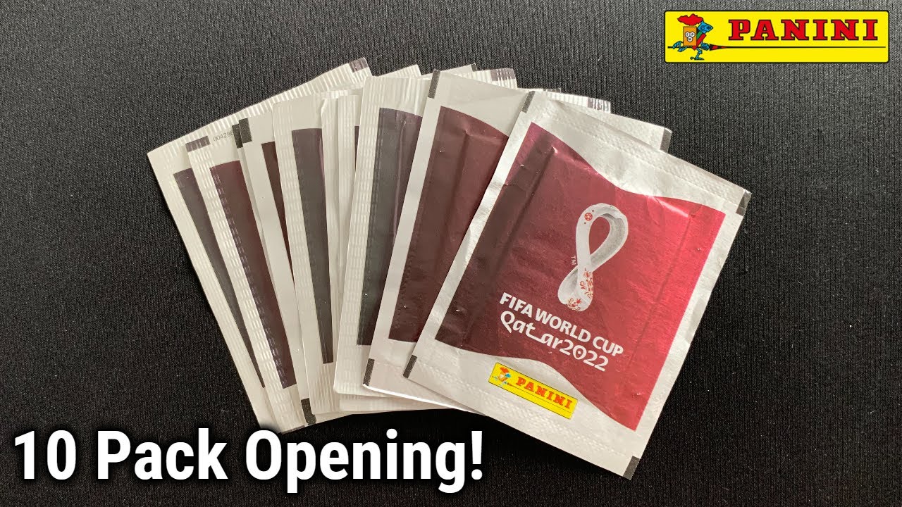 The Last World Cup 2022 Packs! - Opening 10 Packets Of Panini World Cup ...