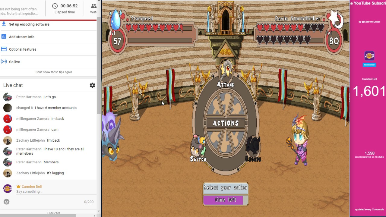 Prodigy Math Game: LIVE STREAM! Stream #2 Part 2 (2/5/17) - YouTube