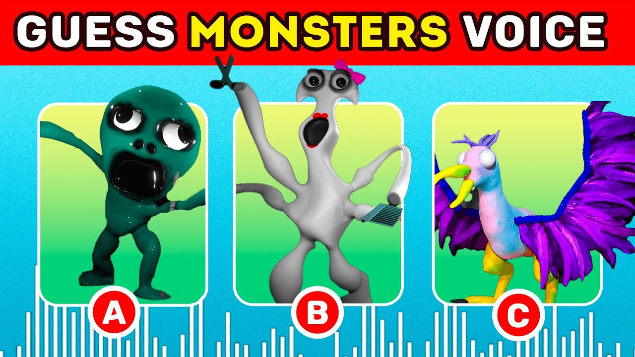 Guess the voice of the monster | GARTEN BANBAN Chapter 4 | BLENNY ...
