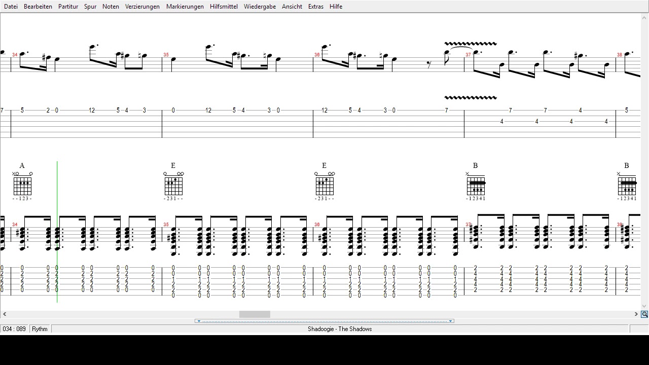 The Shadows - Shadoogie - Tabs - YouTube