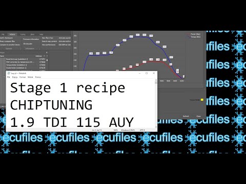 Chiptuning-Rezept Stufe 1 Remapping 1.9 TDI AUY 115 PS