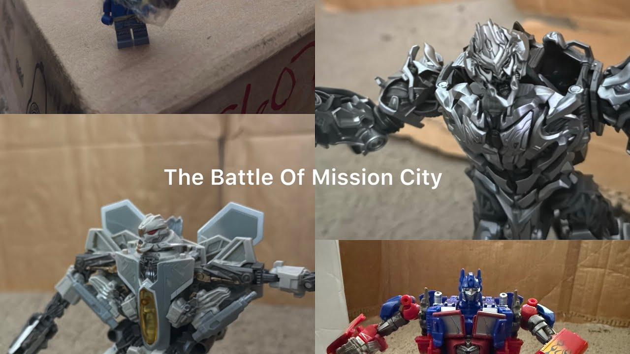Transformers (2007) | The Battle Of Mission City Stop Motion - YouTube
