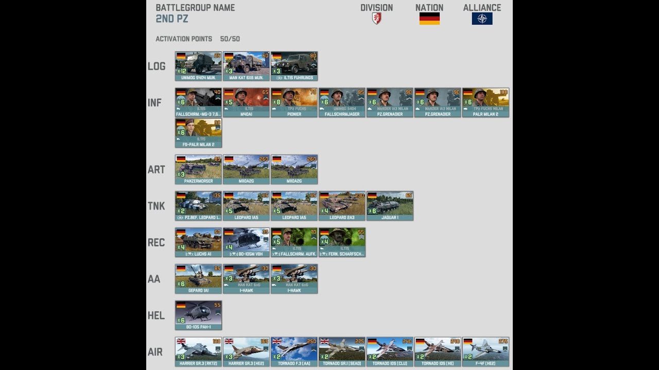 WARNO 2pz Vs 4uk! Kreide - YouTube