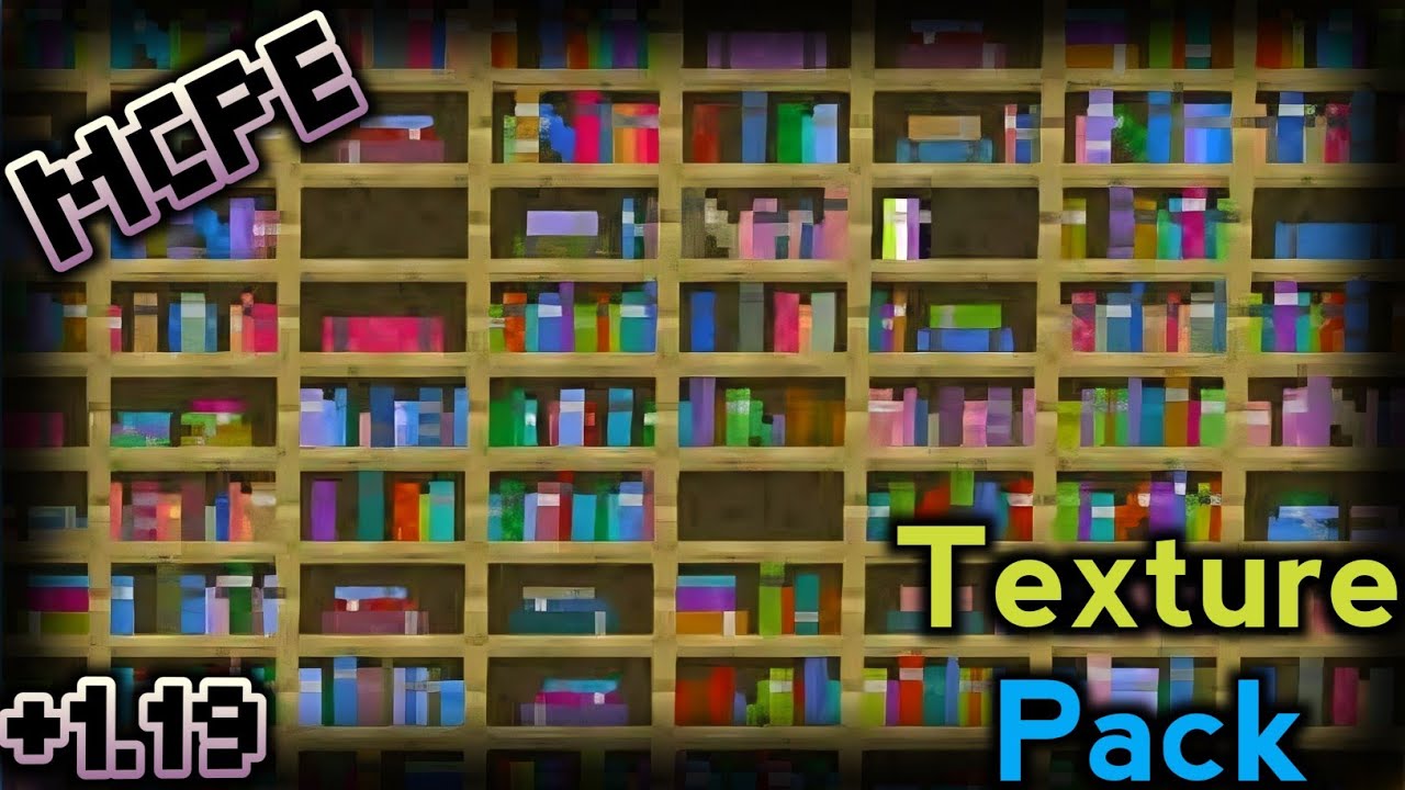 Bookshelf - Texture pack for MCPE | BCrafts - YouTube