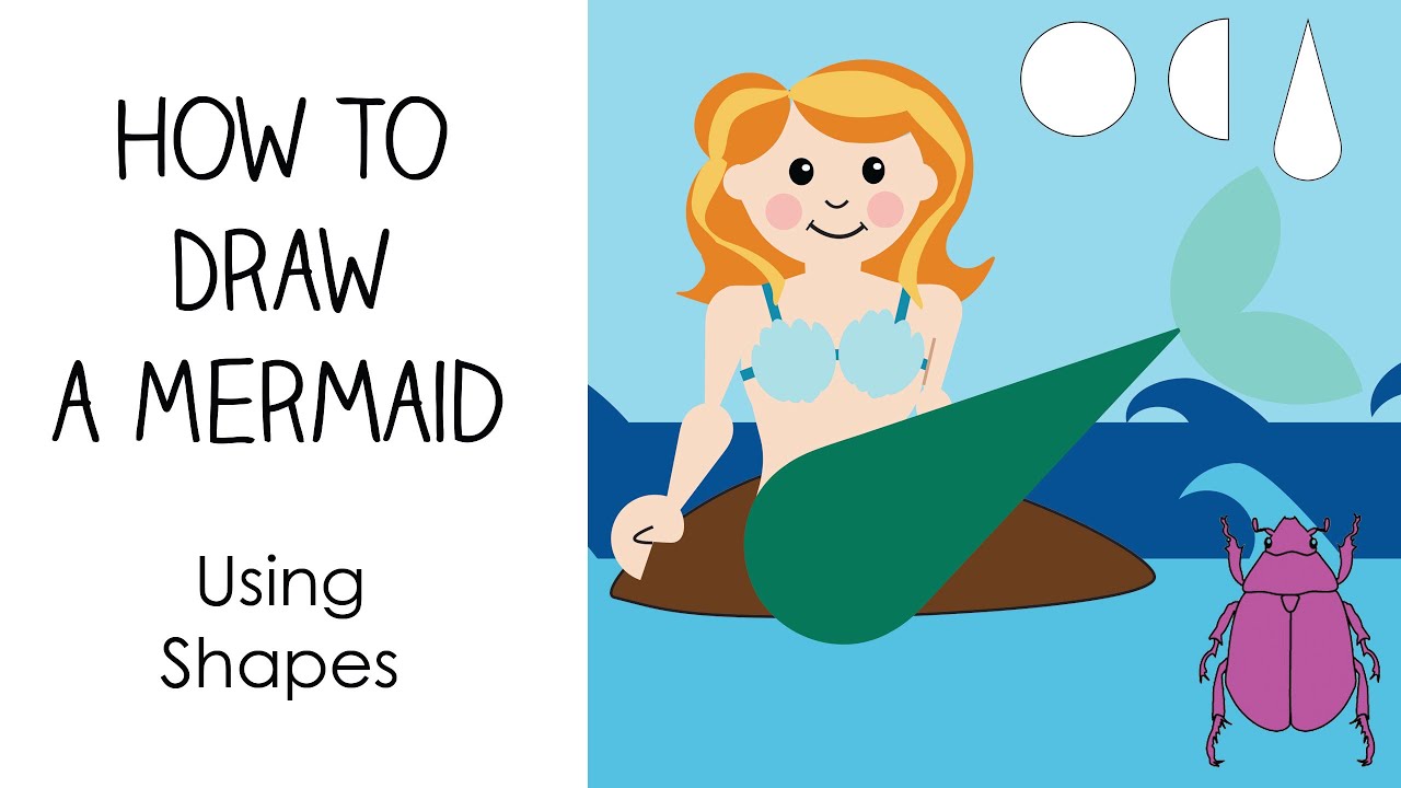 How to Draw a Mermaid - YouTube