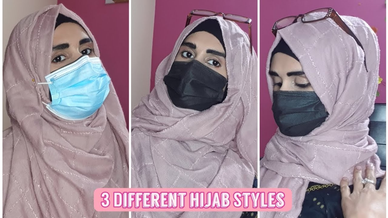 3 Different Hijab Style 💗 | Hijab Tutorial Easy And Simple | By Fatima ...