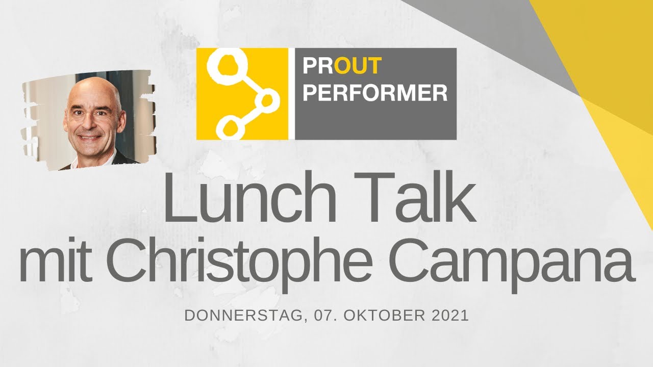 PROUT PERFORMER Lunch Talk mit Christophe Campana - YouTube