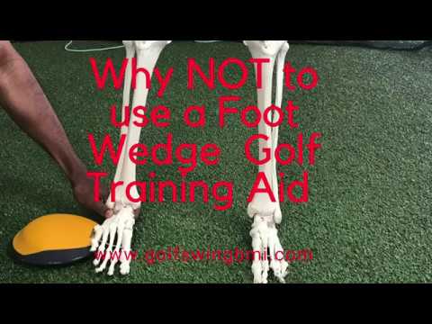 Why not to use a Foot Wedge as a Golf Training Aid - YouTube