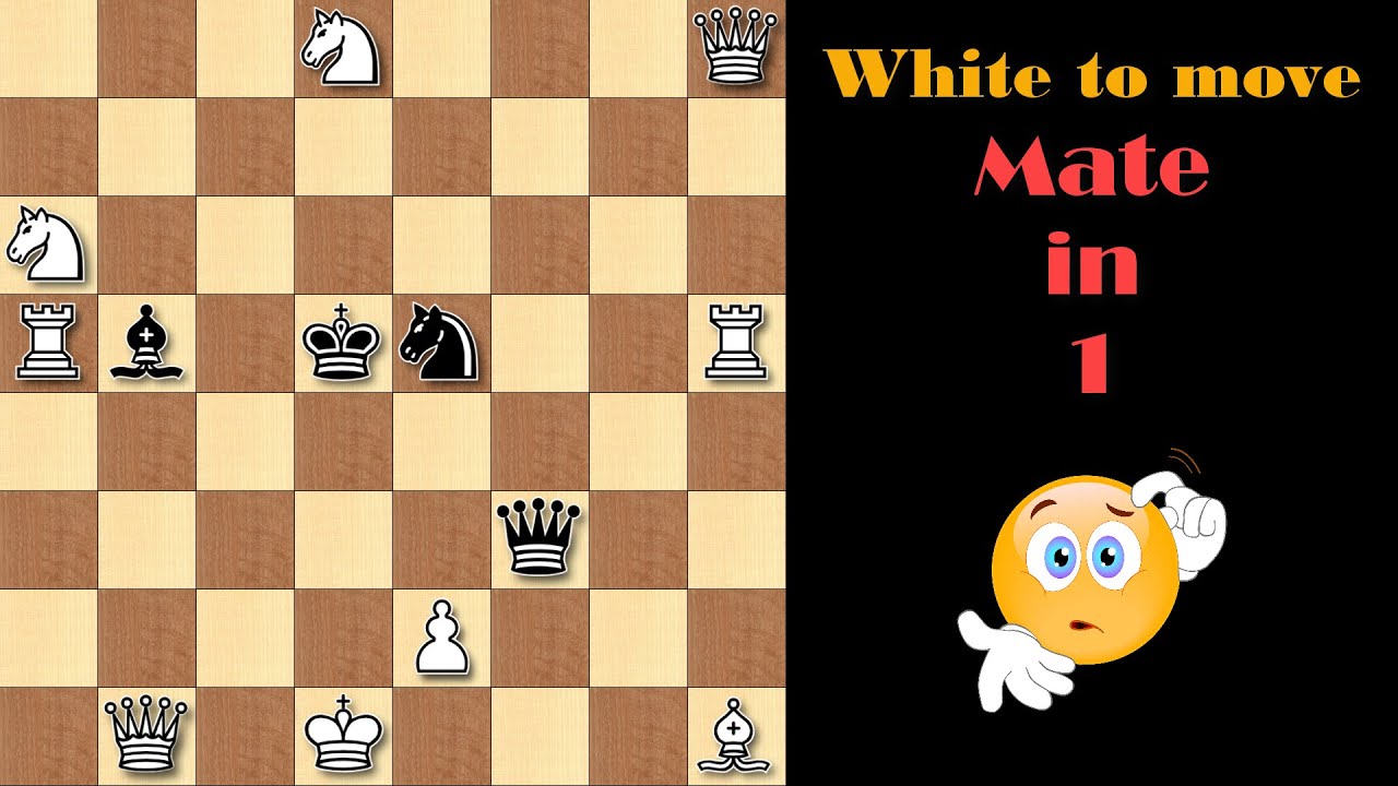 Can you find mate in 1? - YouTube