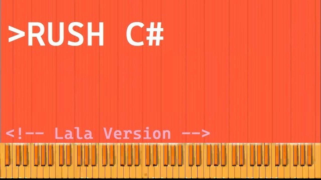 Lalapinkbun - Rush C# (REMASTERED) @lalapinkbun - YouTube