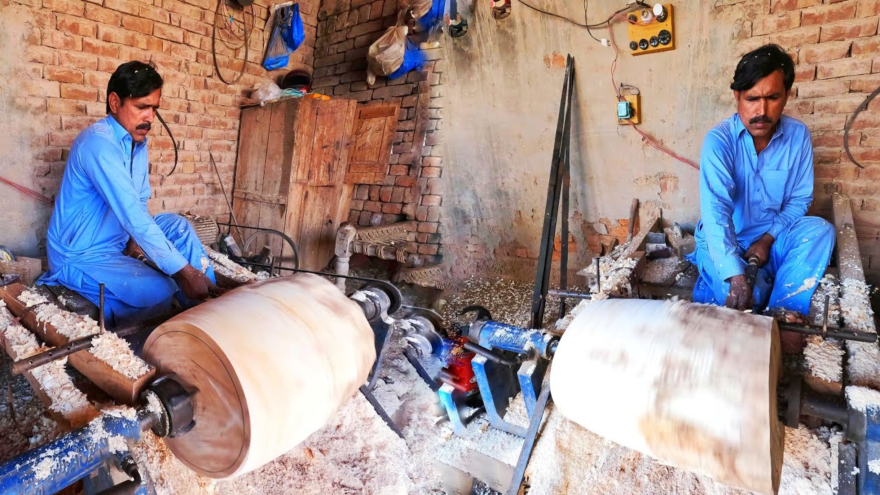 Handmade Dhol Making Complete Process | Making Dhol - YouTube