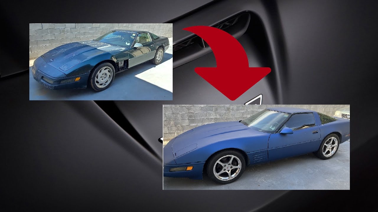 Reviving and Building a C4 Corvette in under 10 minutes - YouTube