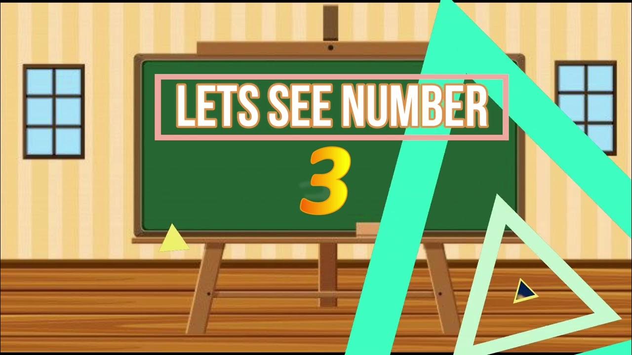 Number 3||TEACH/LEARN THE NUMBER THREE|| Introduction, revision and ...