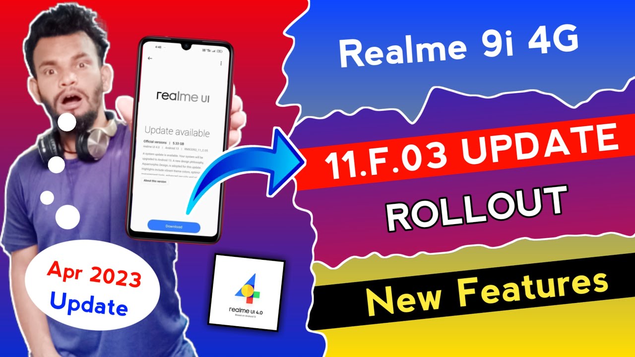 Realme 9i 4G UI 4.0 Apr 2023 New Stable Update F.03 | Realme 9i 4G ...