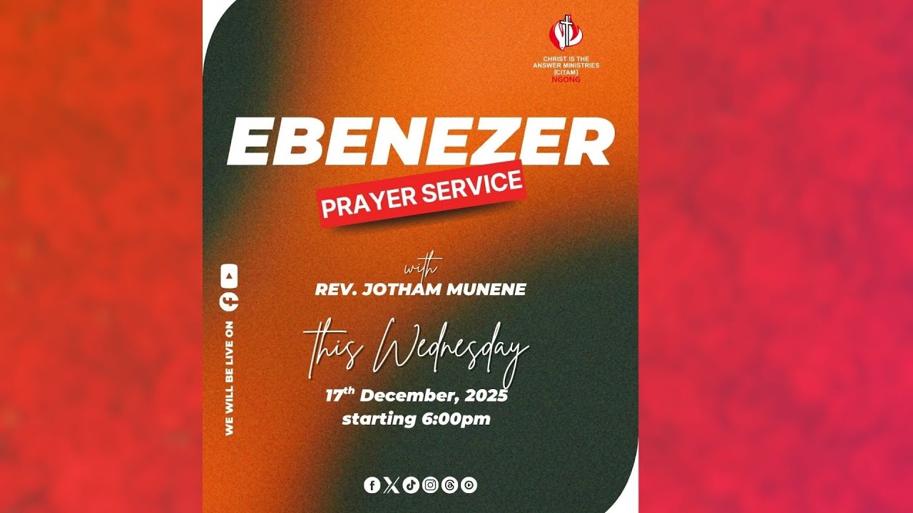 EBENEZER | PRAYER SERVICE |17TH DECEMBER - YouTube