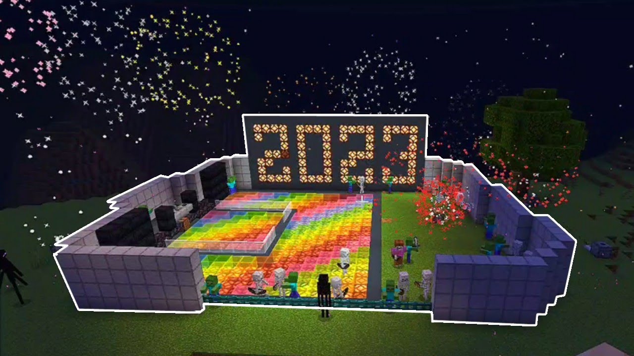 minecraft : new year build @dream - YouTube