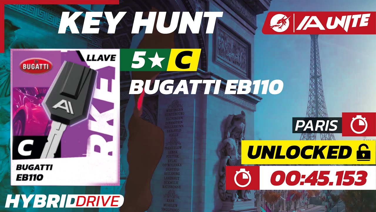 Asphalt Legends United | Bugatti EB110 | KEY HUNT ¡Winner Key ...