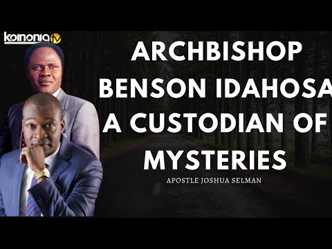 ARCHBISHOP BENSON IDAHOSA||WHY SHOULD HONOUR SERVANTS OF GOD - Apostle Joshua Selman