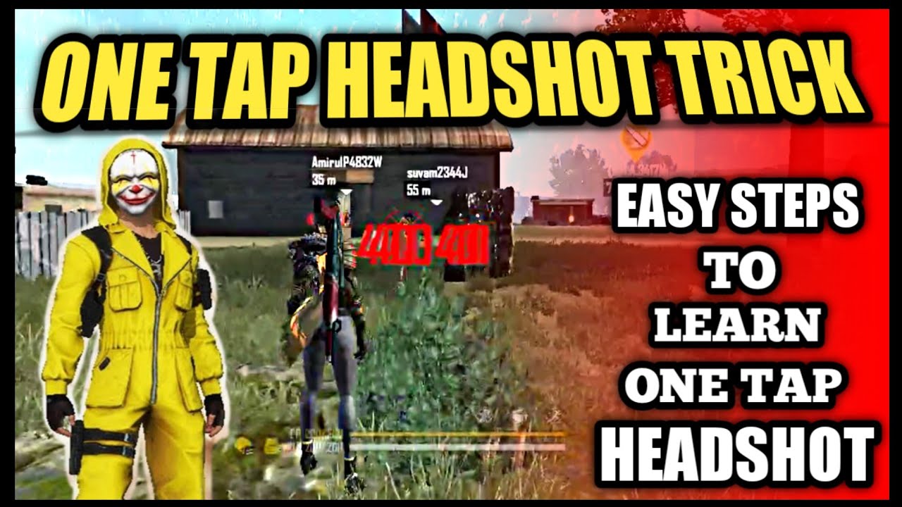 One tap headshot trick. Basic tricks for beginners. Simple and best ...