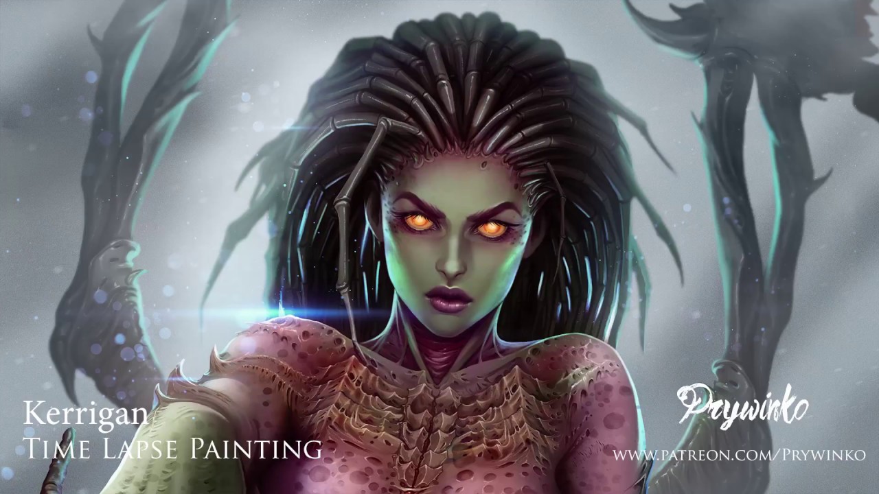 Kerrigan Time Lapse Painting - YouTube