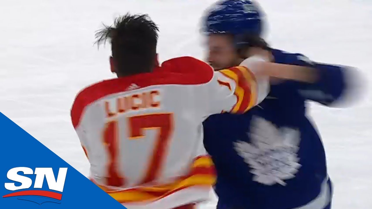 Milan Lucic Celebrates 1000th Game With Fight Against Scott Sabourin ...