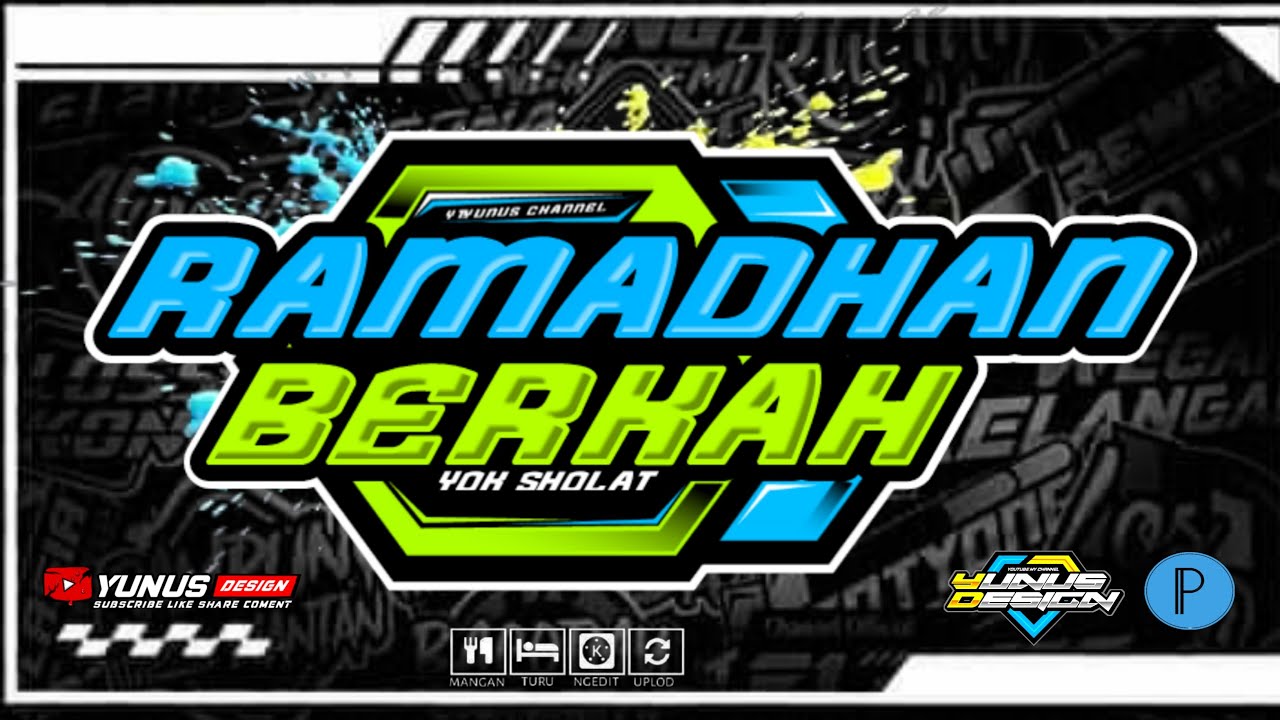 Tutorial Membuat Desain Logo Ramadhan Berkah di Pixellab | Gratis ...