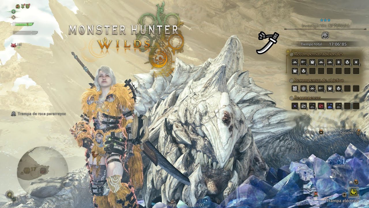 Arkveld | 17:06 - Solo | Espada Larga - Monster Hunter Wilds Beta - YouTube