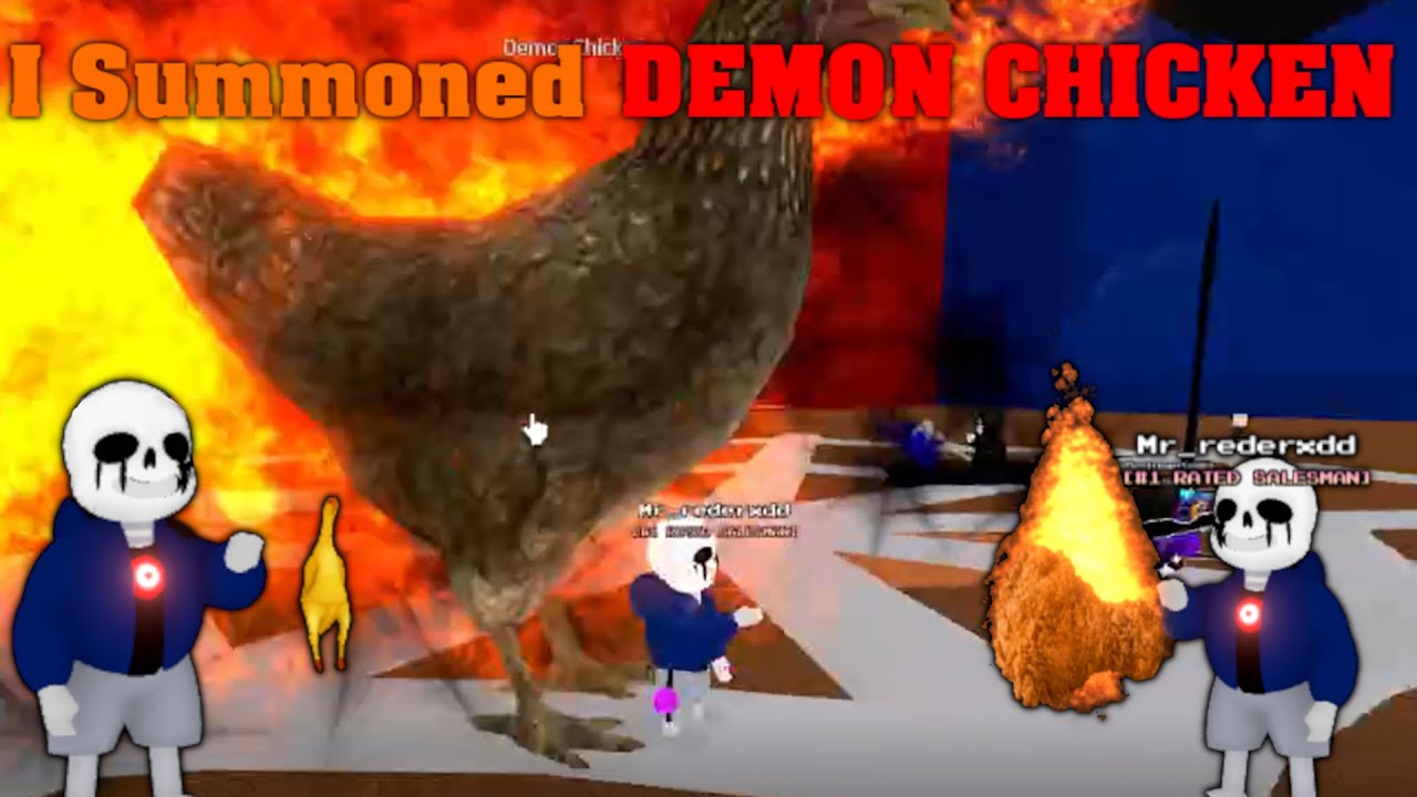 I Summoned DEMON CHICKEN | Undertale 3D Boss Battles | SoNs - YouTube