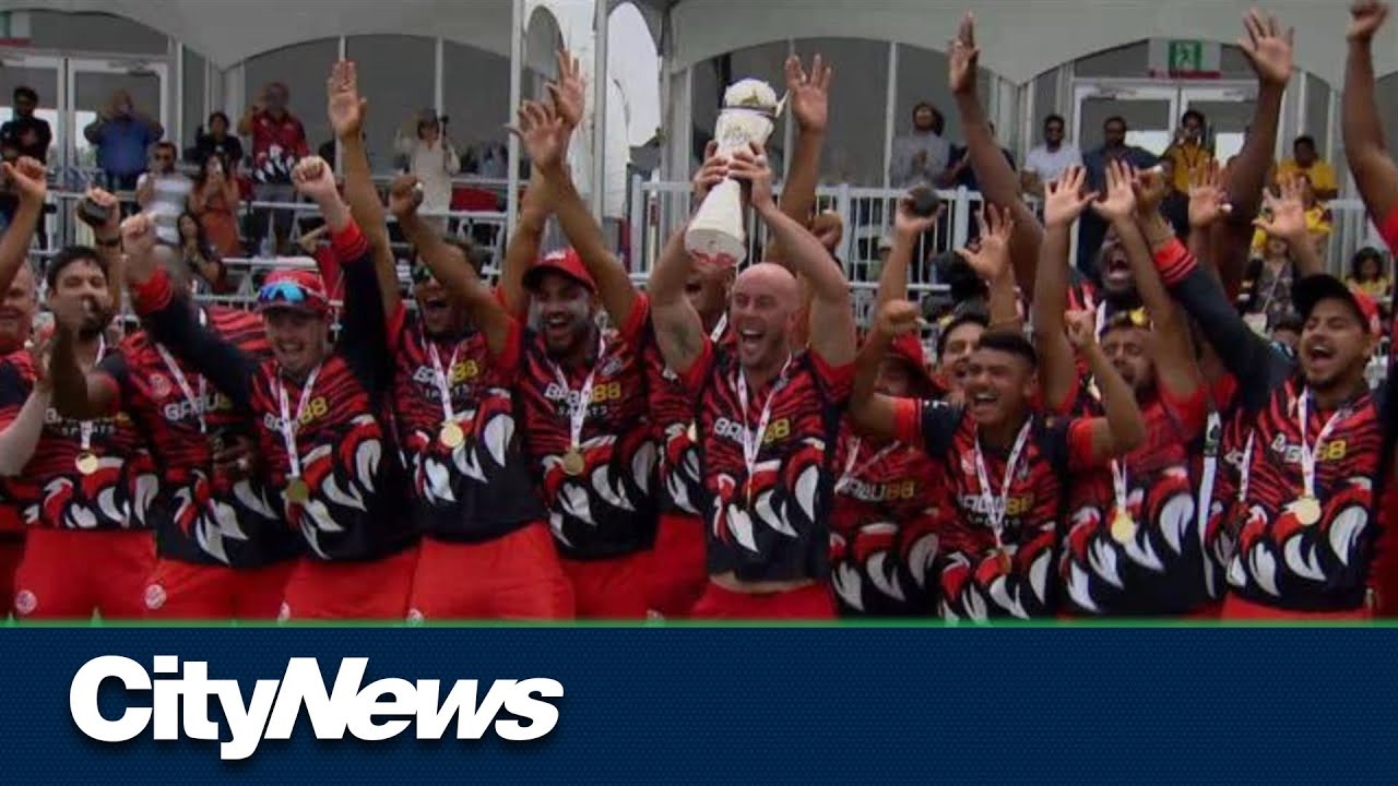 Montreal Tigers are 2023 Global T20 Canada cricket champions - YouTube