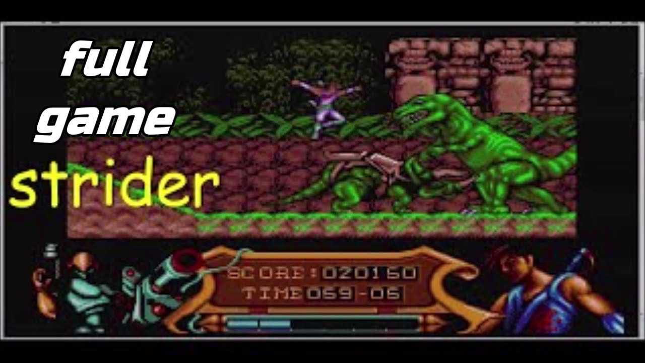 Strider atari st - Full game no death - YouTube