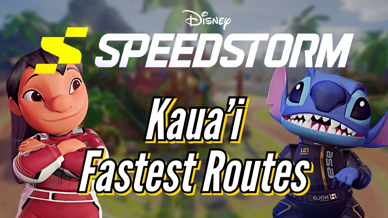 Faster Routes/Shortcuts In Kaua’i | Disney Speedstorm - YouTube