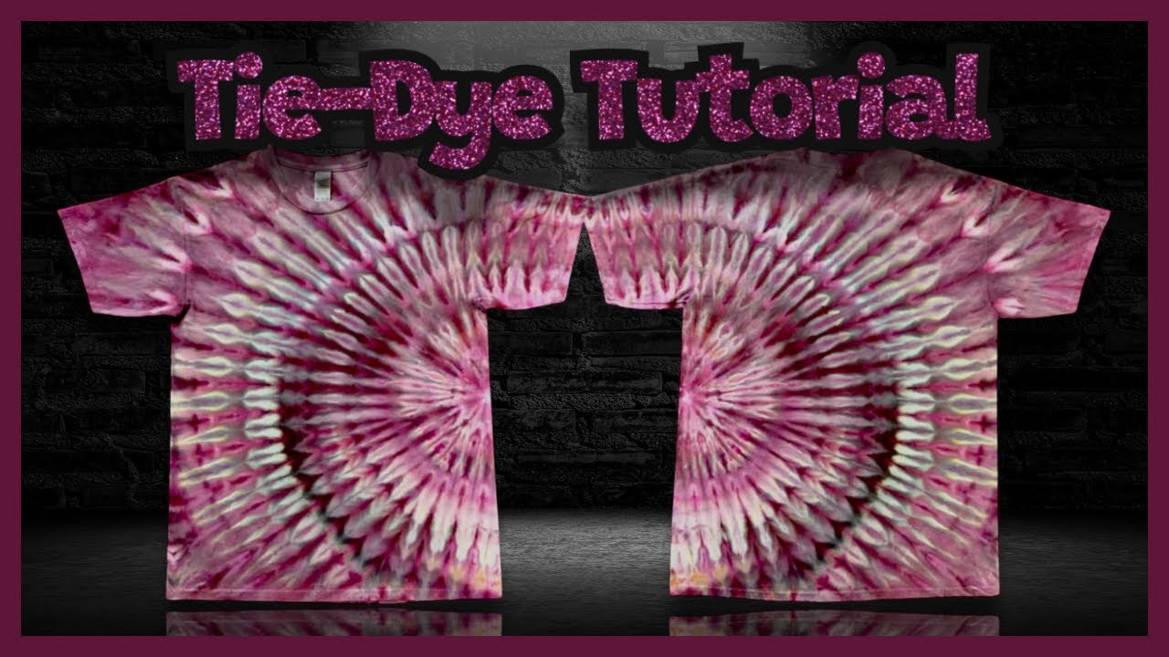 Tie-Dye: Side Fanfold Incline Ice Dye Tutorial - Single Color Black ...