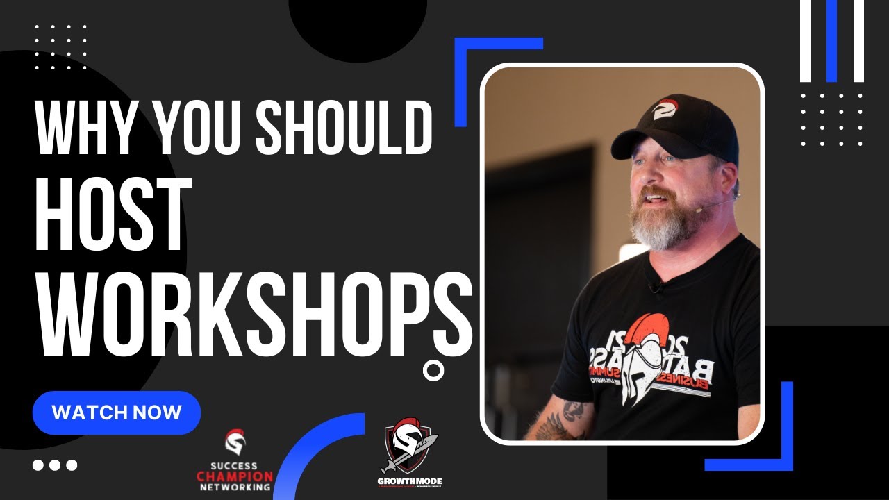 Why You Should Host Workshops - YouTube