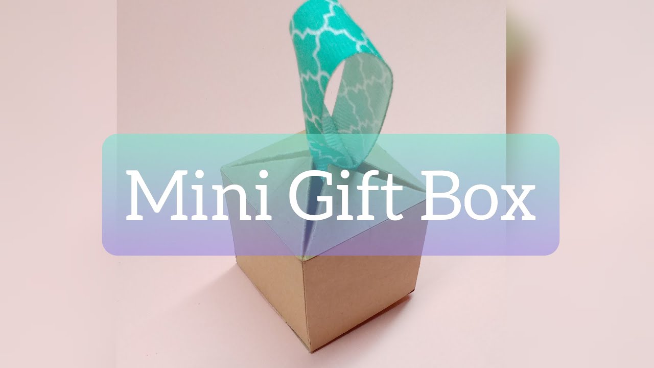 How to make mini birthday gift box at home | Gift box ideas | Gift box ...