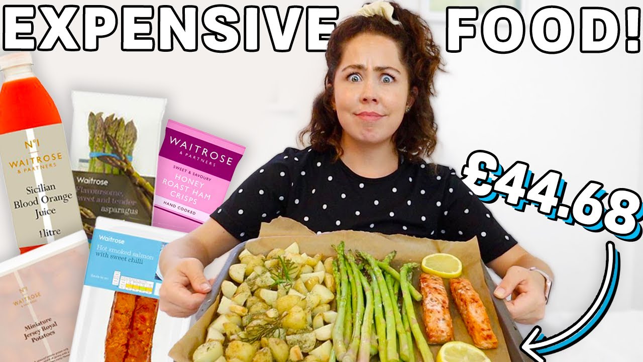 I Tried the MOST EXPENSIVE Food From The Supermarket For 24 HOURS ...