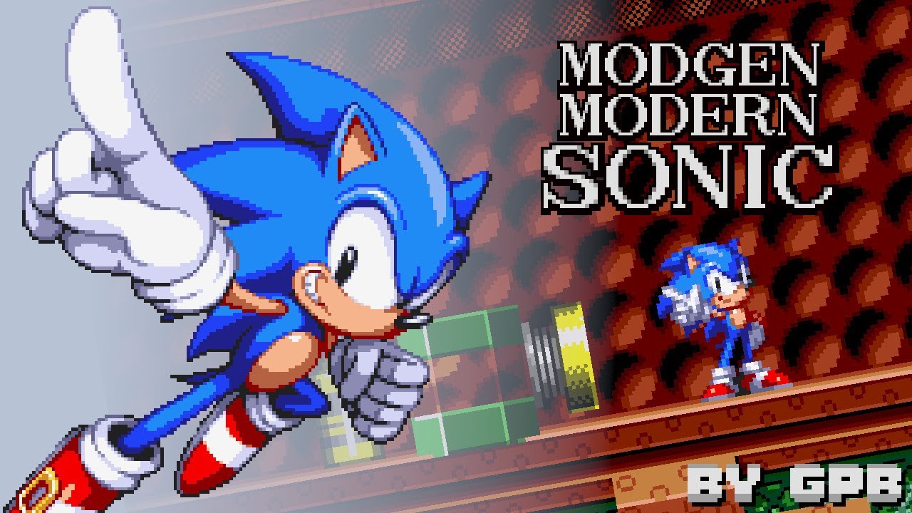 Modgen Modern Sonic In Sonic The Hedgehog | Sonic Forever Mods - YouTube
