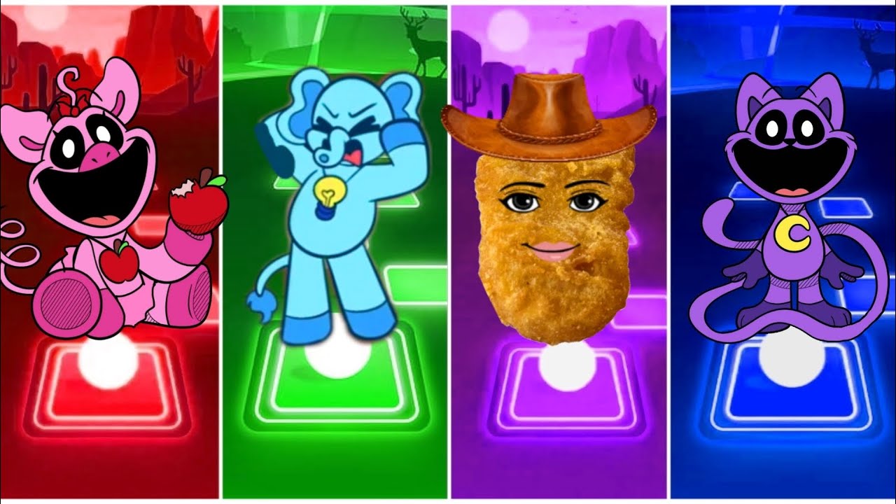 POPPY PLAYTIME CHAPTER 3 IN THE GAME TILES HOP - YouTube